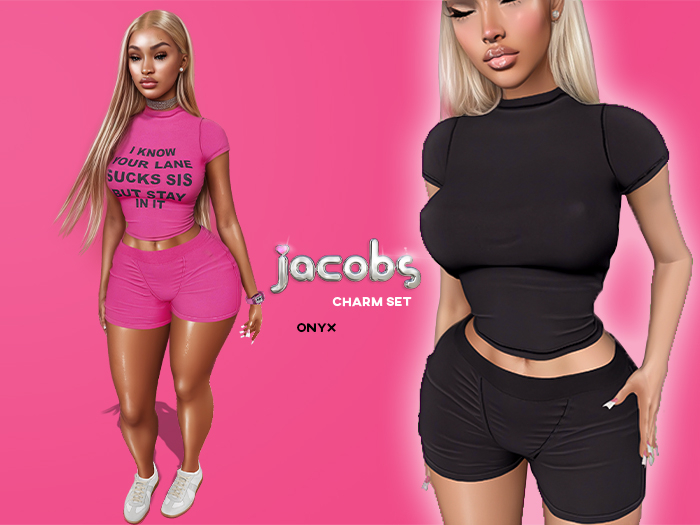 Second Life Marketplace - JACOBS - Charm Set . Onyx